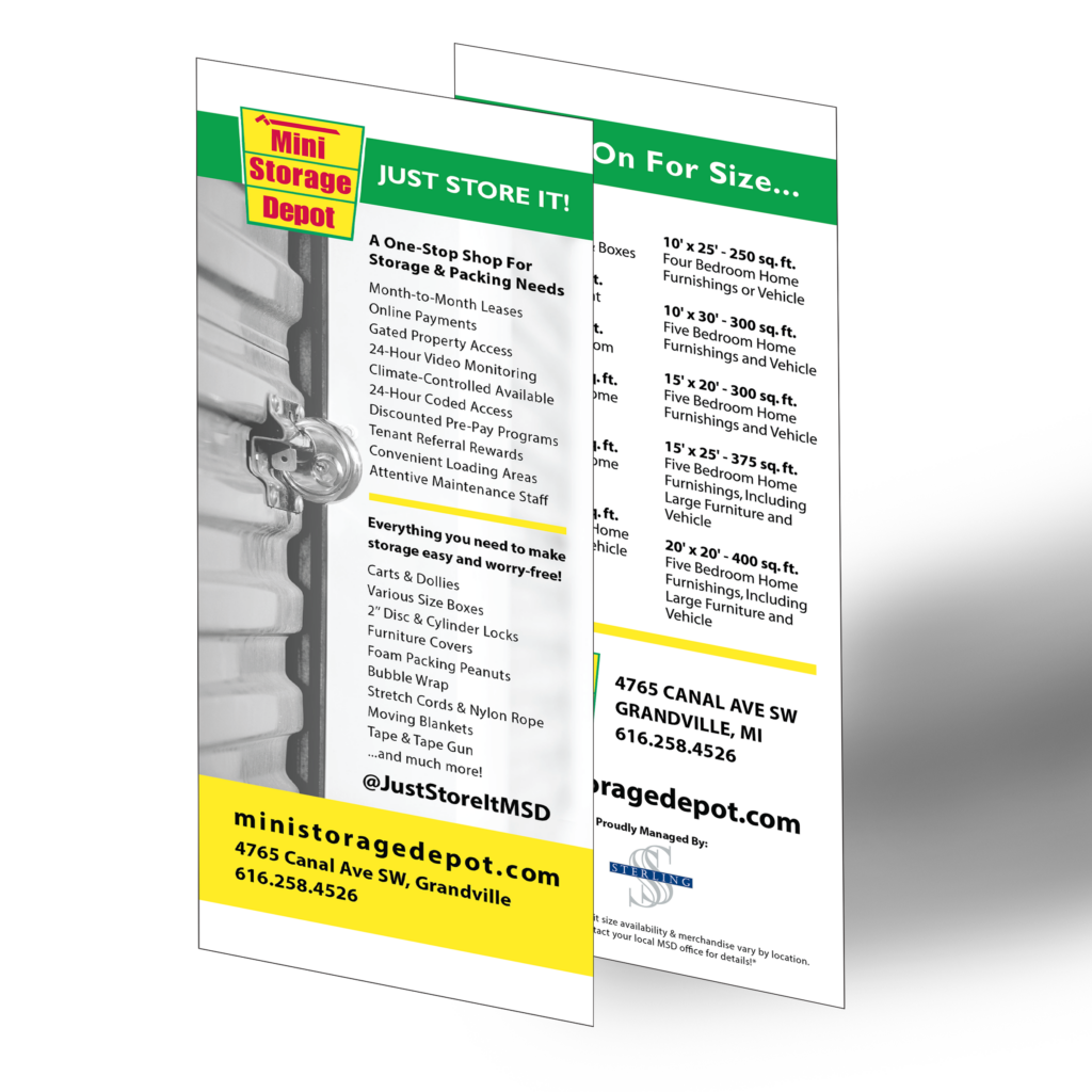 14pt Rack Cards - Express Signs