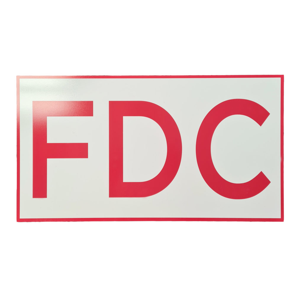 Fire Department Connection FDC Sign - Express Signs